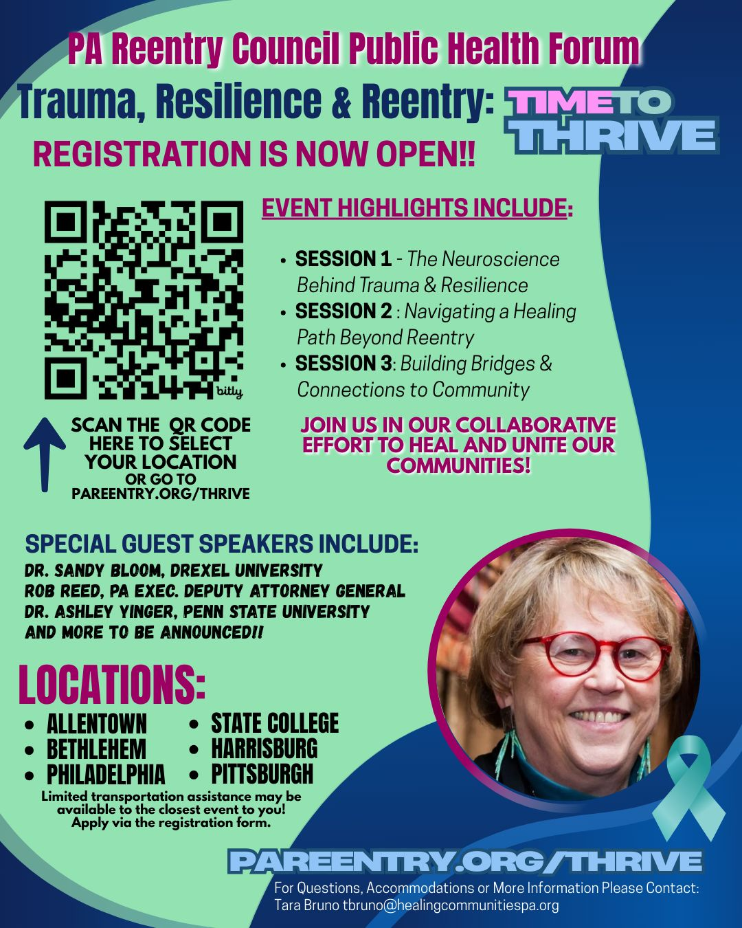 Trauma, Resilience, and Reentry: Time to Thrive – PA Reentry Project